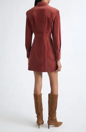 Veronica Beard Evren Mini Shirtdress
