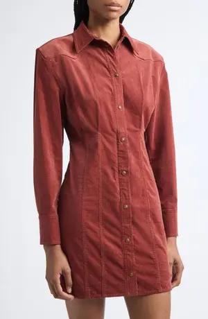 Veronica Beard Evren Mini Shirtdress