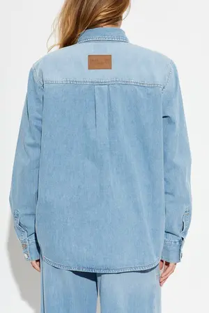 Baum Und Pferdgarten Melobu Embroidered Denim Shirt