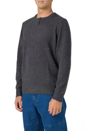 O'Neill Og Flecked Notch Neck Sweater