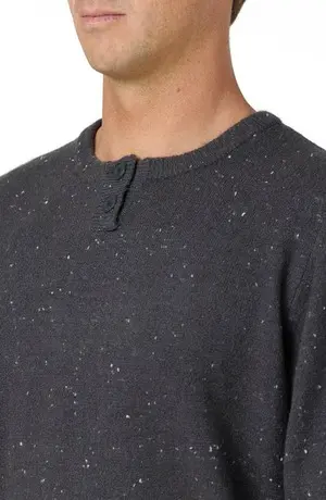 O'Neill Og Flecked Notch Neck Sweater