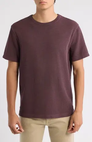 MAVI Solid Cotton Blend Crewneck T-shirt - Fudge