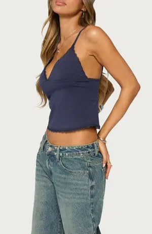 EDIKTED Lotto Lace Trim Camisole