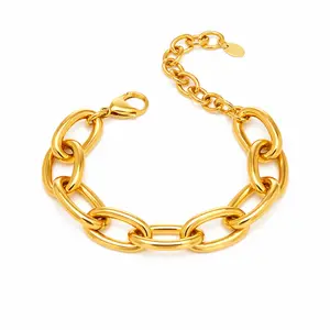 ALAIS BRANCHE Caliana Chunky Links Bracelet - Gold
