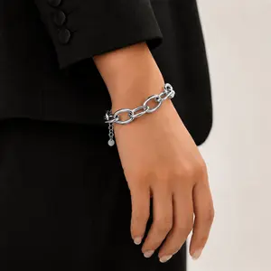 ALAIS BRANCHE Caliana Chunky Links Bracelet - Silver