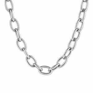 ALAIS BRANCHE Calina Chunky Links Necklace - Silver