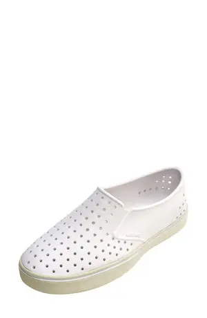Native Shoes Miles Wanderfoam Slip On Shoe - Shell White/bone White