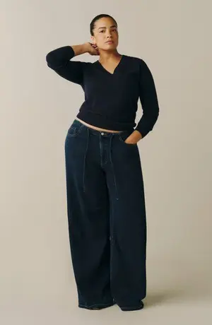 Warp + Weft The Big Easy Wide Leg Jeans