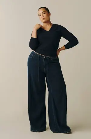 Warp + Weft The Big Easy Wide Leg Jeans