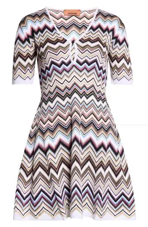 Missoni Short Sleeve Minidress - Smspl