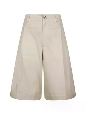 Sibel Saral Pleated Cotton Shorts