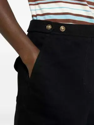 Sandro Button-detail Wide-leg Jeans