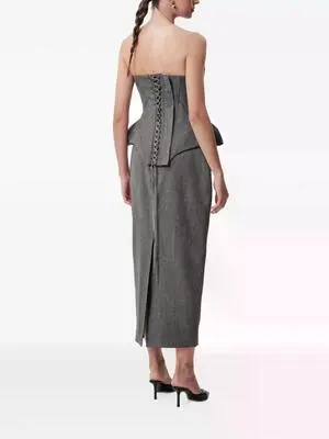 CONCEPTO Sculpt Peplum Corset Blouse