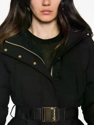 Moose Knuckles Belted Hooded Jacket