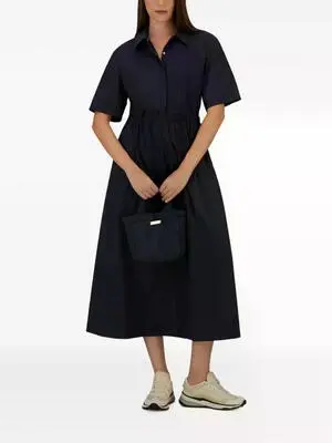 Herno Short-sleeves Midi Dress - Black
