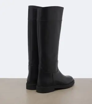 AQUAZZURA Ride Leather Knee-high Boots