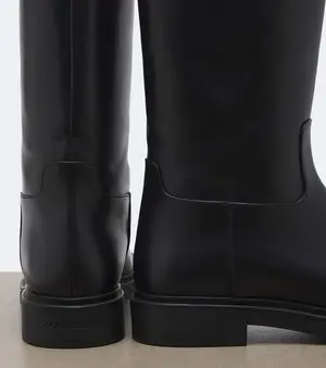 AQUAZZURA Ride Leather Knee-high Boots