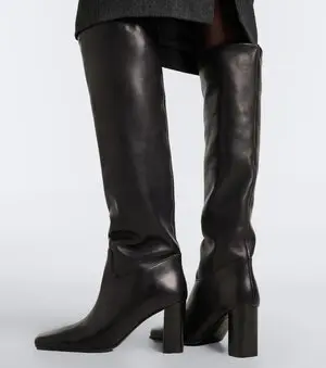 Khaite Petra Leather Knee-high Boots
