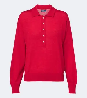 Polo Ralph Lauren Wool Polo Sweater - Red