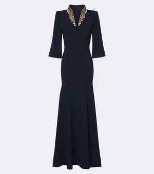 Jenny Packham Nyota Embellished Gown - Blue