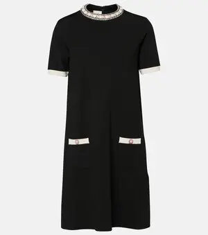 Valentino Garavani Embellished Minidress - Black