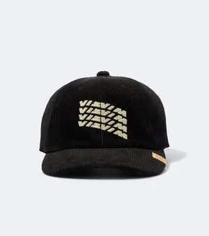 Visvim Excelsior Ii Cotton Corduroy Baseball Cap - Black