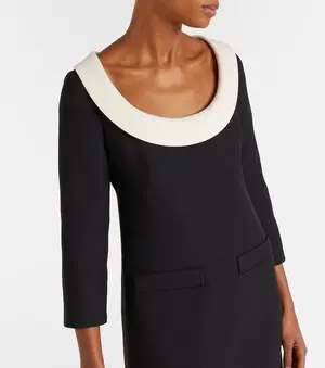 Valentino Garavani Crepe Couture Midi Dress