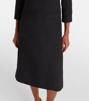 Valentino Garavani Crepe Couture Midi Dress