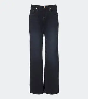 7 For All Mankind Faded Straight Jeans