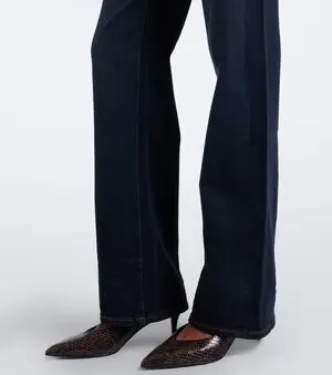 7 For All Mankind Faded Straight Jeans