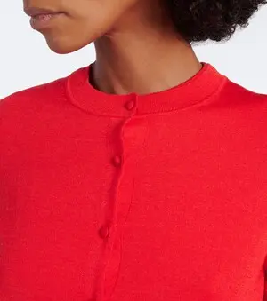 Carolina Herrera Wool And Silk-blend Cardigan