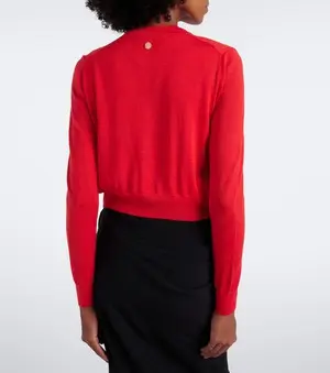Carolina Herrera Wool And Silk-blend Cardigan