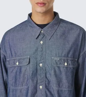 Visvim Langer Cotton And Silk Chambray Shirt