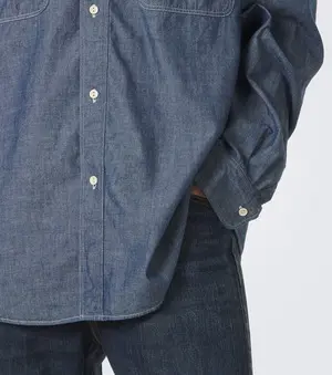 Visvim Langer Cotton And Silk Chambray Shirt