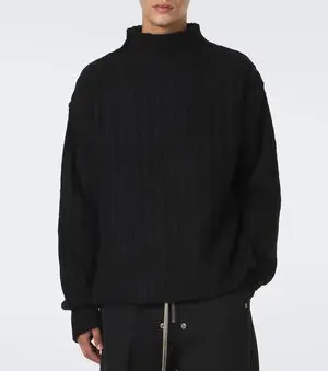 Rick Owens Turtle Cashmere And Silk Sweater