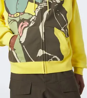 JW Anderson Printed Cotton Jersey Hoodie