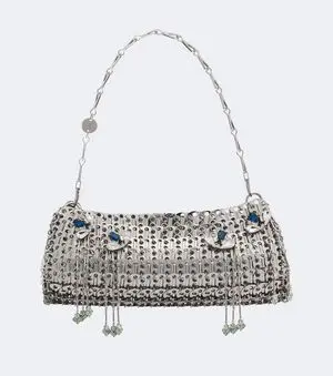 Rabanne 1969 Embellished Shoulder Bag - Silver
