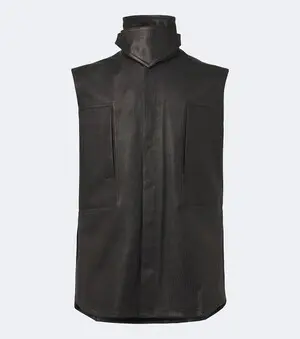 Rick Owens Sl Leather Vest