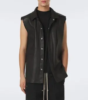 Rick Owens Sl Leather Vest