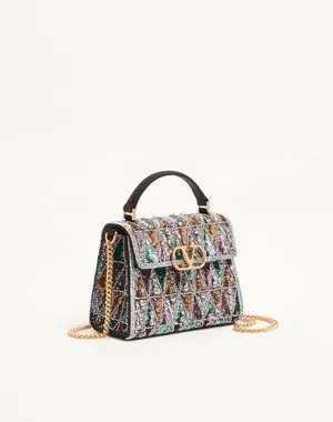 Valentino Garavani Vsling Embroidered Mini Handbag