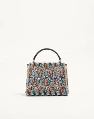 Valentino Garavani Vsling Embroidered Mini Handbag