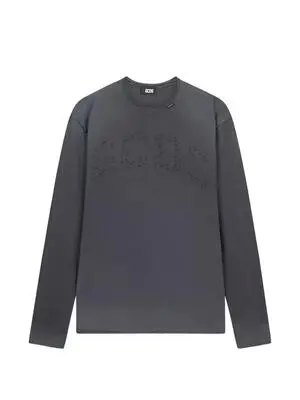 Gcds Laser-cut Logo T-shirt - Grey