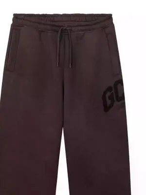 Gcds Logo-print Drawstring Track Pants - Brown