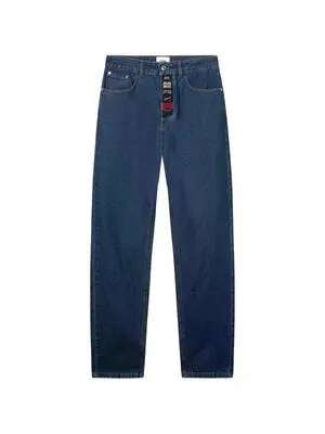 Gcds Five-pocket Straight-leg Jeans - Blue