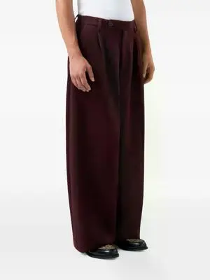 Gcds Pleated Wide-leg Trousers