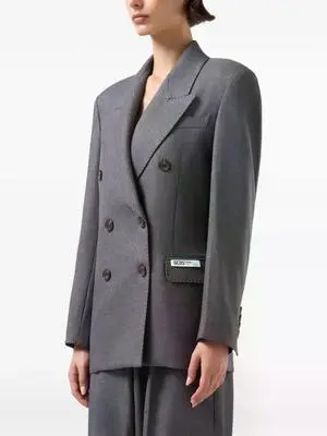 Gcds Double-breasted Peak-lapel Blazer
