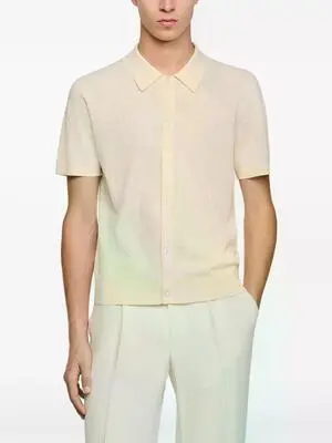 Sandro Openwork Shirt - Neutrals