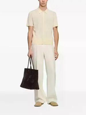 Sandro Openwork Shirt - Neutrals
