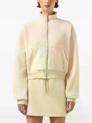 Gcds Logo-embroidered Fleece Jacket