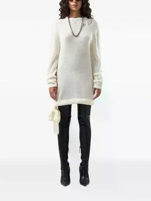 Gcds Webnet Knitted Mini Dress